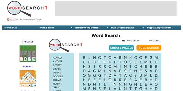 Free Online Word Games